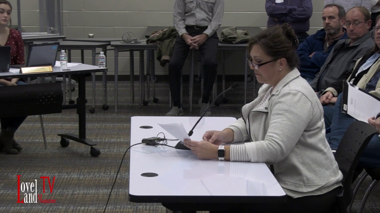 Anna Bunker addressed the Board regarding the failed levy - YouTube