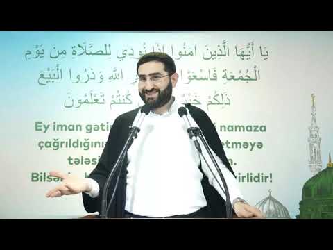 Haci Surxay Receb Ayi Haqqinda | Cümə Xütbəsi Fatimeyi Zehra mescidi