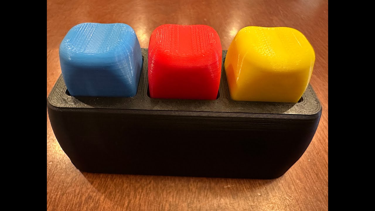 3D Printed Pop Keys - YouTube