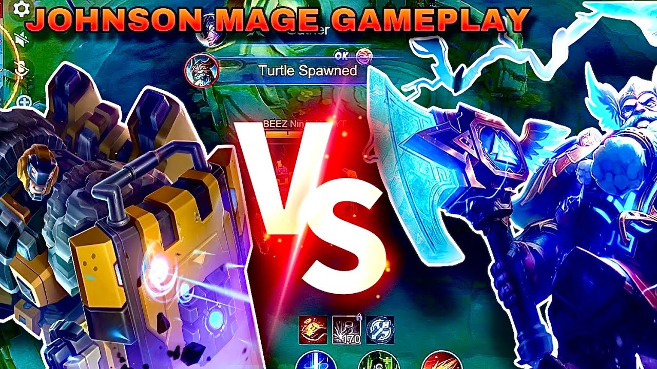 Wreck King vs Lightning God | Johnson Mage Gameplay Ninja Kid YT - YouTube
