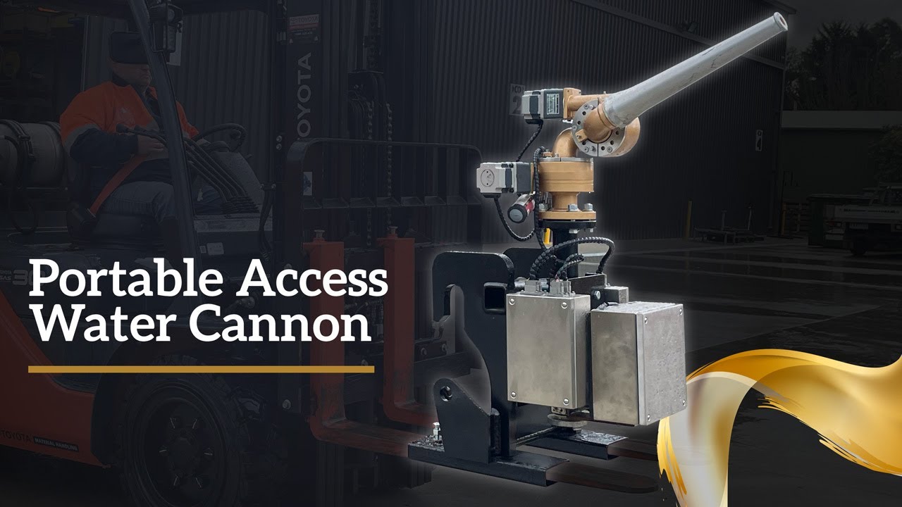 Portable Access Water Cannon - Magnum Australia - YouTube