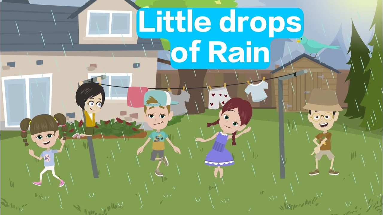 Little Drops of Rain | Rain Poem | Drops of Rain - YouTube