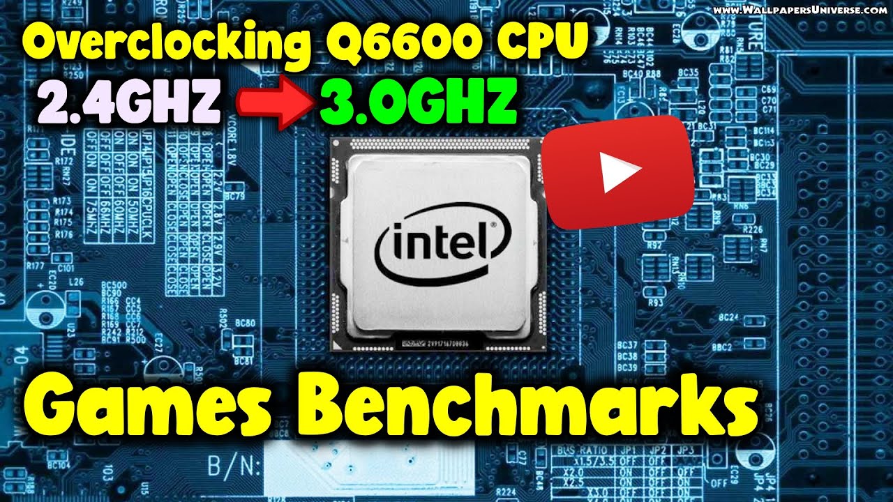 Overclocking Q6600 CPU To 3.0GHZ (2.4GHZ To 3.0 GHZ) || Games ...