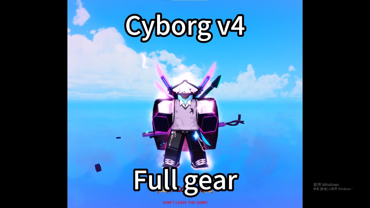 I got cyborg v4 FULL gear WITHOUT someone help🔥💪#bloxfruits #roblox ...