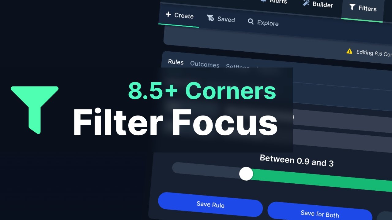 Filter Focus: Finding Football Matches for 8.5+ Corners & Corner Bets ...