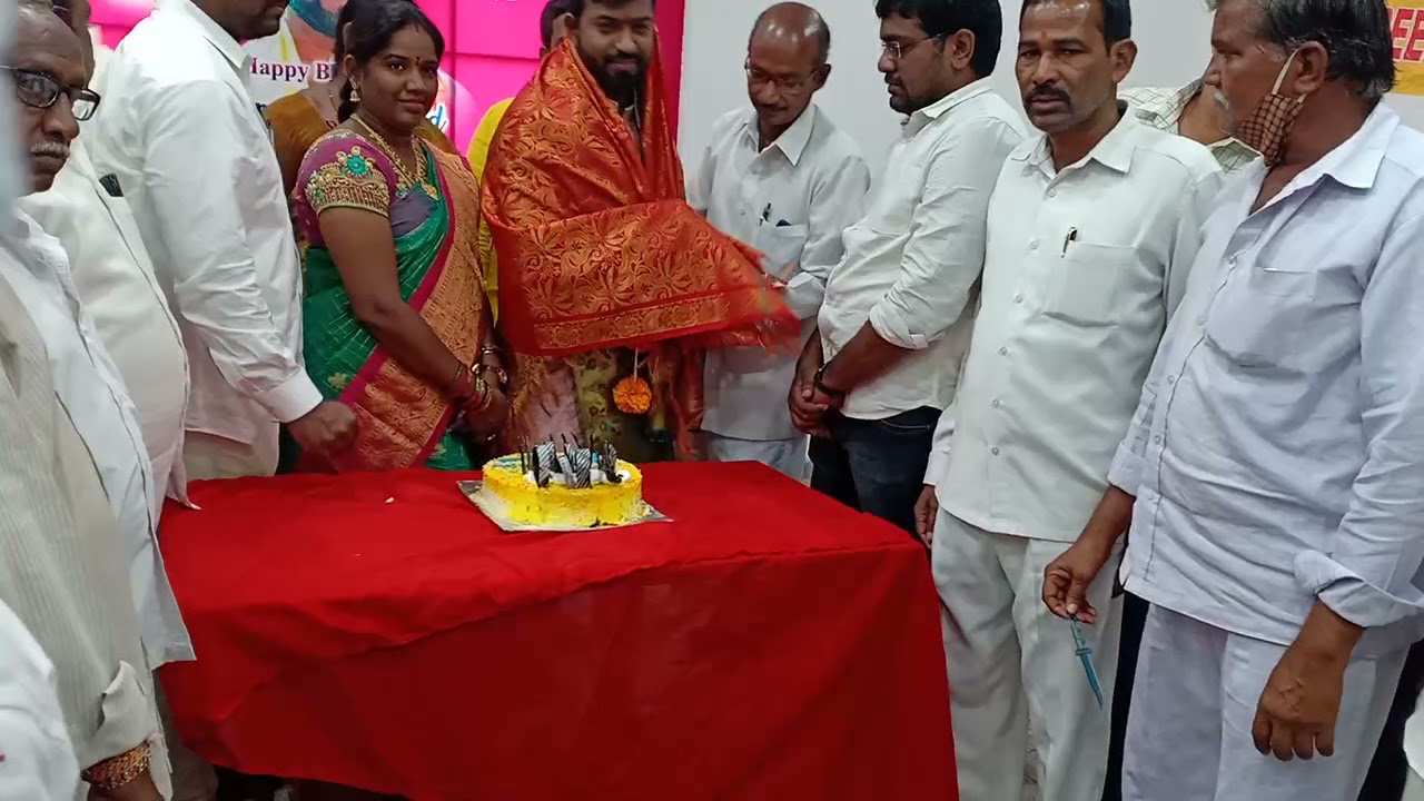 deputy speaker Padma rao son Rameshwar goud birthday celebration video ...