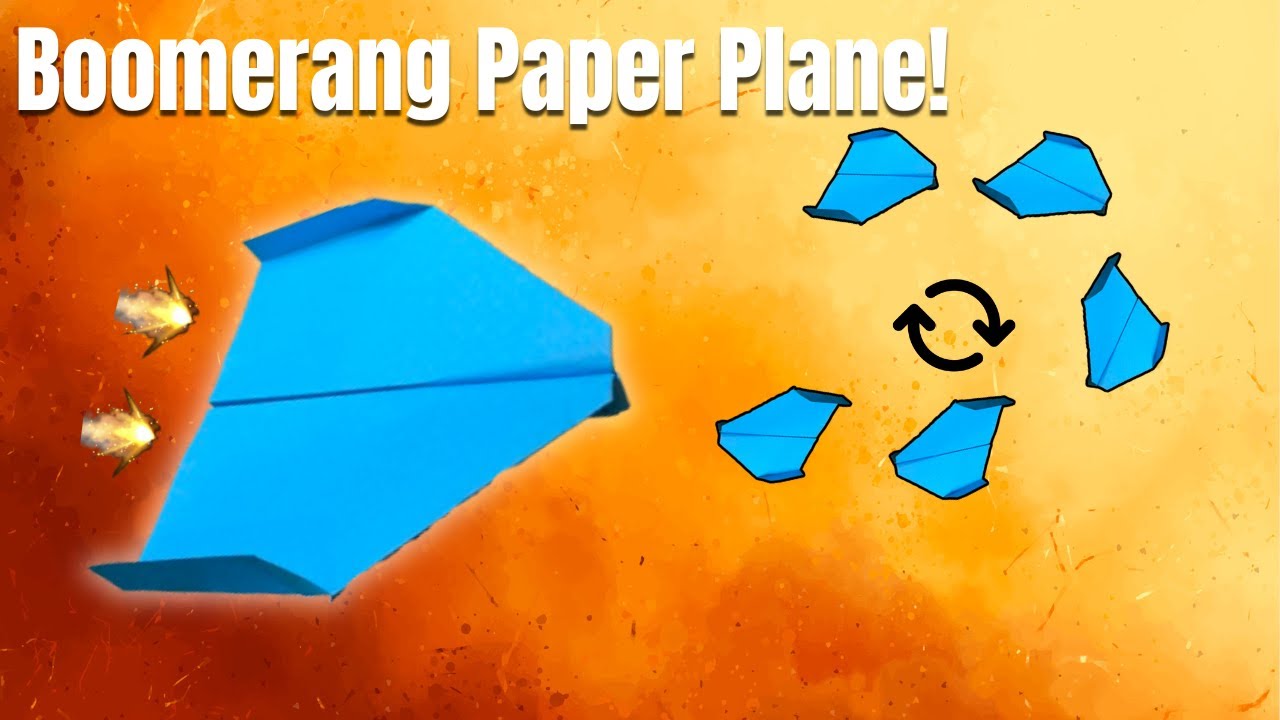 The Science of Paper Airplanes That Return to You - YouTube