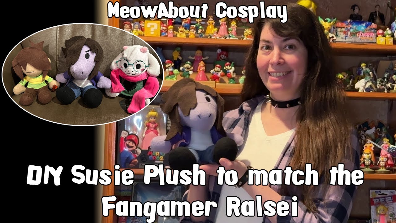 Sewing a Susie (Light World) Plush from Deltarune! DIY Project. Match ...