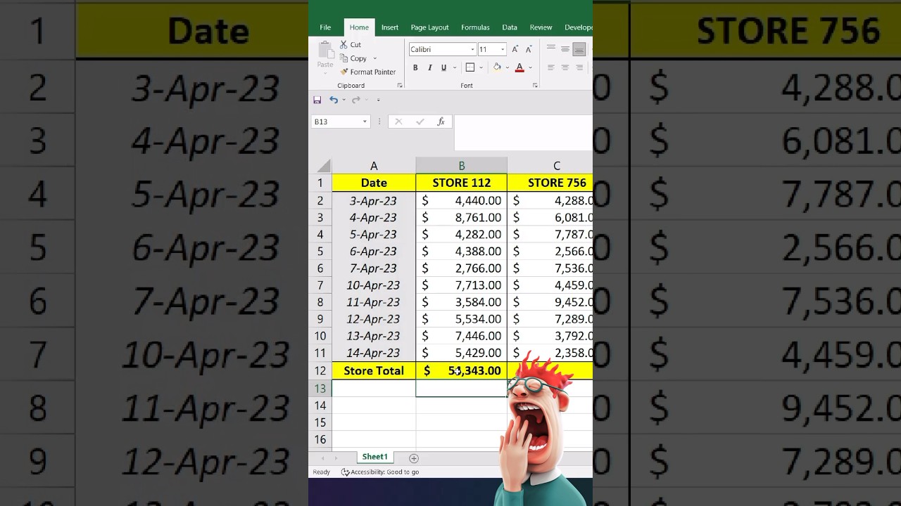 Say Goodbye To Manual Sums In Excel With Autosum Shortcuts YouTube Say Goodbye To Manual Sums In Excel With Autosum Shortcuts YouTube