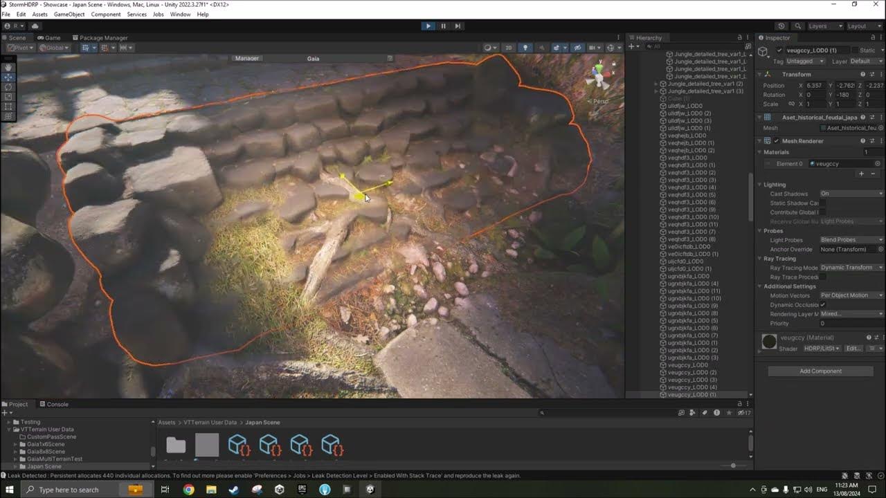 Storm Terrain & Mesh Blending Sample - YouTube