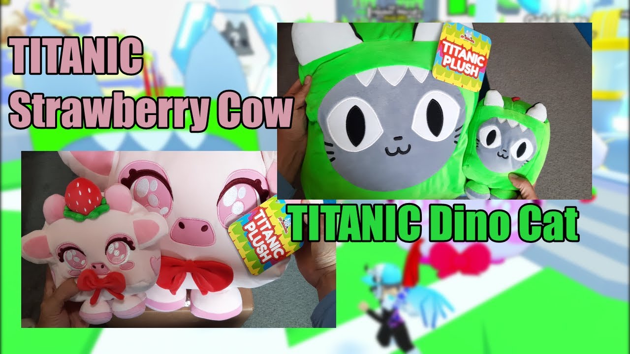 TITANIC Strawberry Cow! TITANIC Dino Cat! $249.99 Pet Sim 99 ...