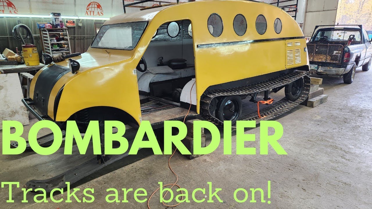 HOW TO INSTALL BELTED TRACKS ON WIDE GAUGE | BOMBARDIER - YouTube