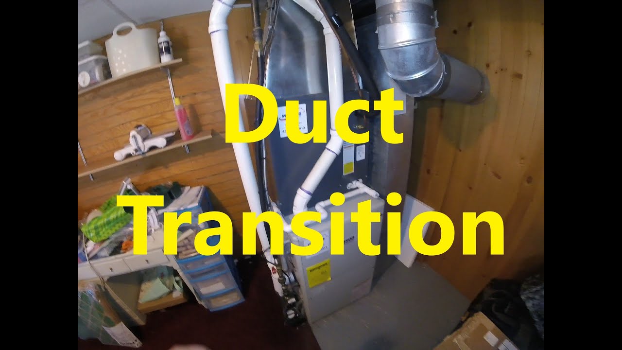 HOW TO MAKE A DUCT TRANSITION--with two offset angles!! - YouTube