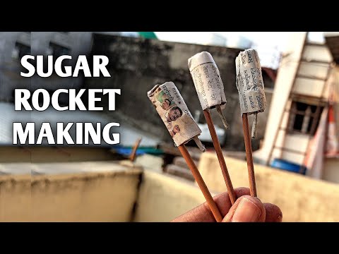 Powerful Sugar Rocket 🚀 How to make sugar rocket 🚀 Suraj experiments