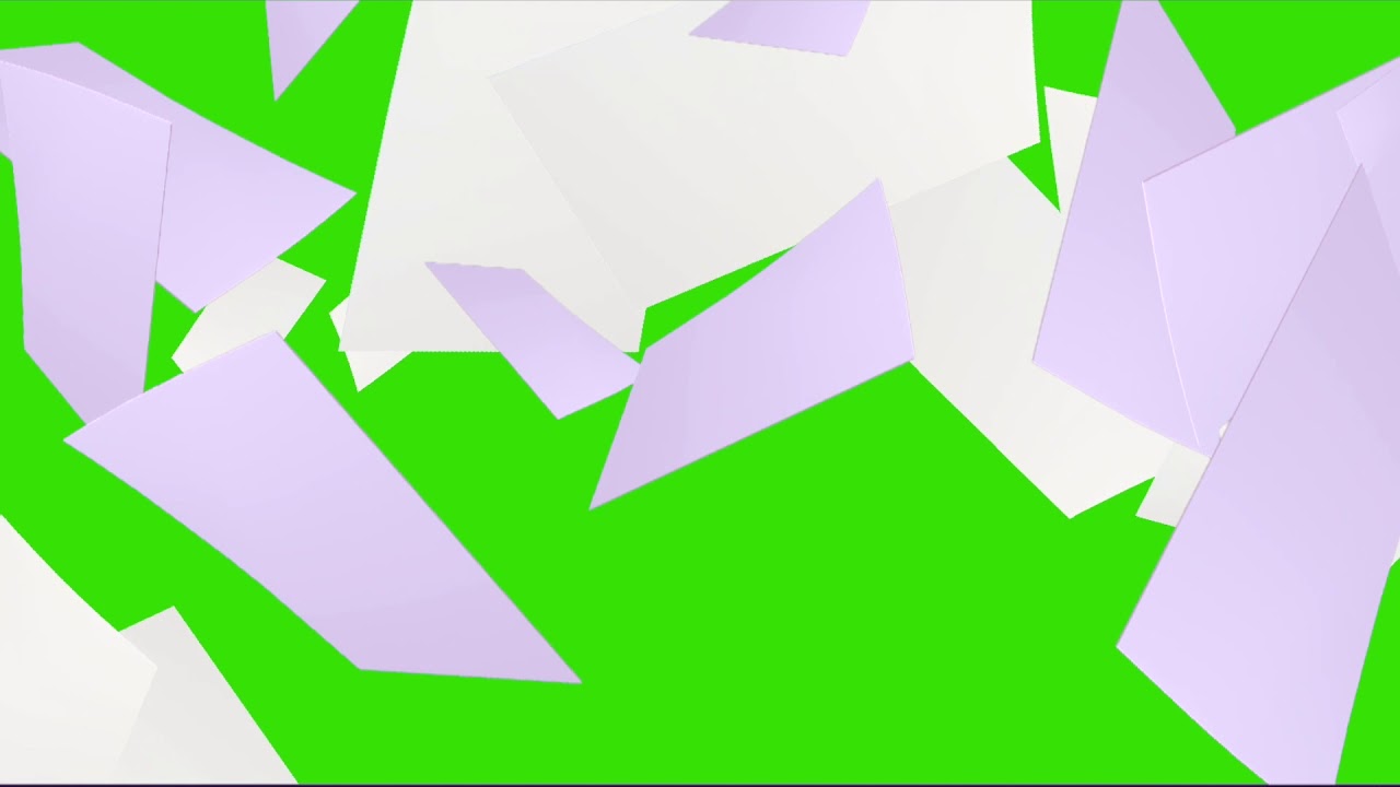 Paper Sheets Falling Green Screen | Paper Rain - YouTube