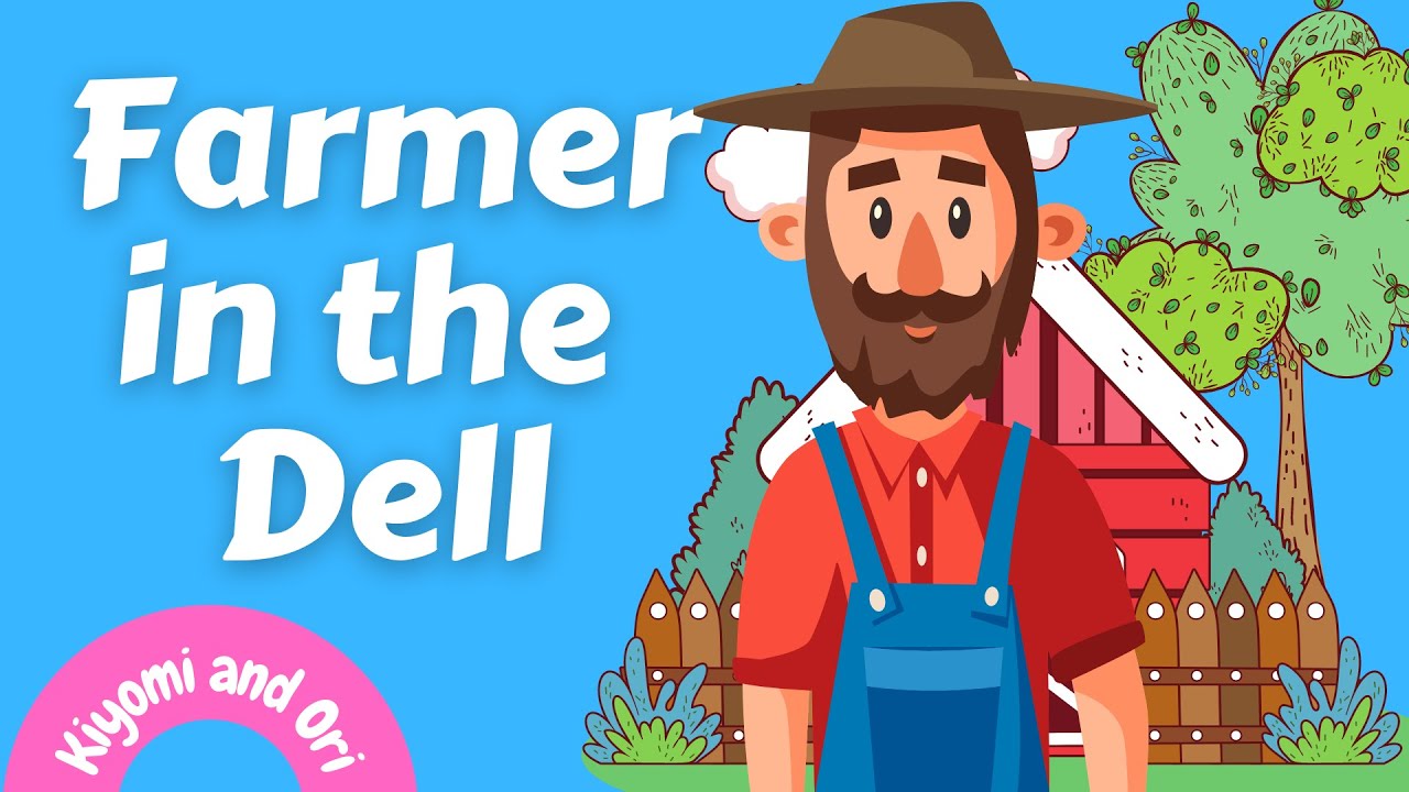 The FARMER IN THE DELL WITH LYRICS #farmerinthedell - YouTube