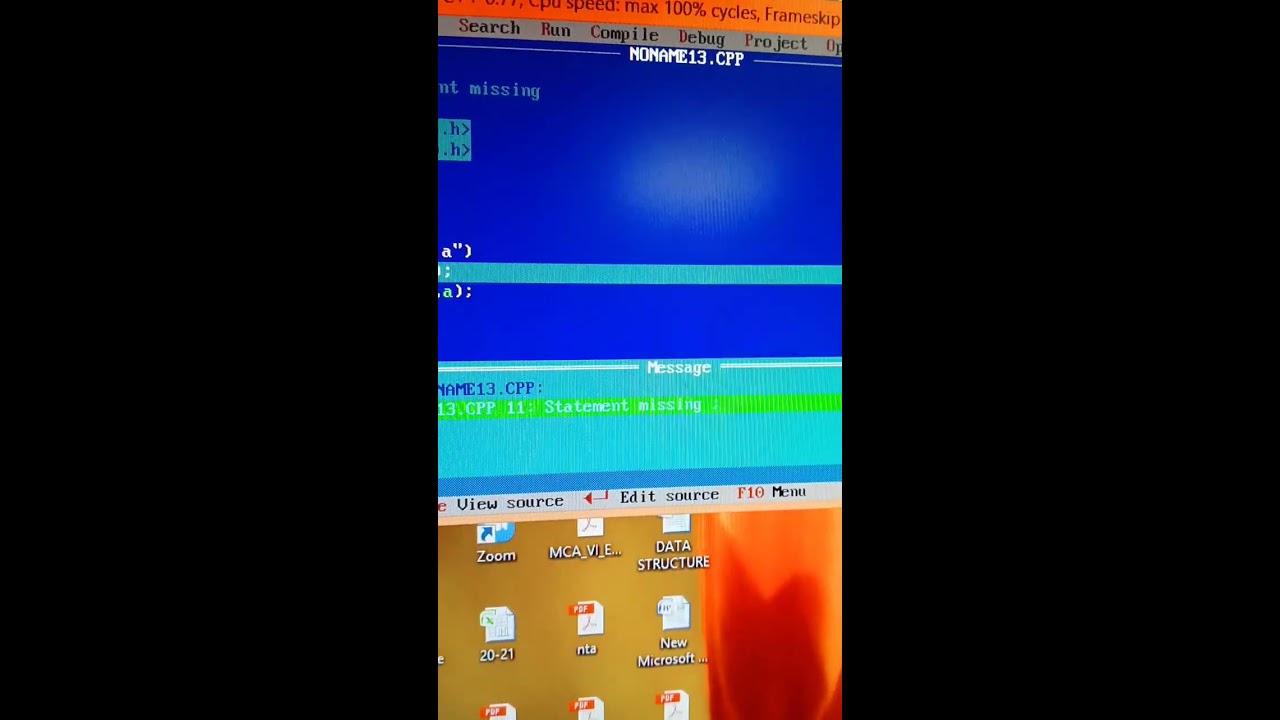 Statement Missing Error In C Program YouTube Statement Missing Error In C Program YouTube