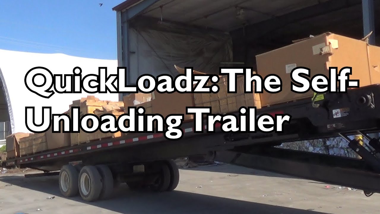 QuickLoadz: The Self Unloading Trailer - YouTube