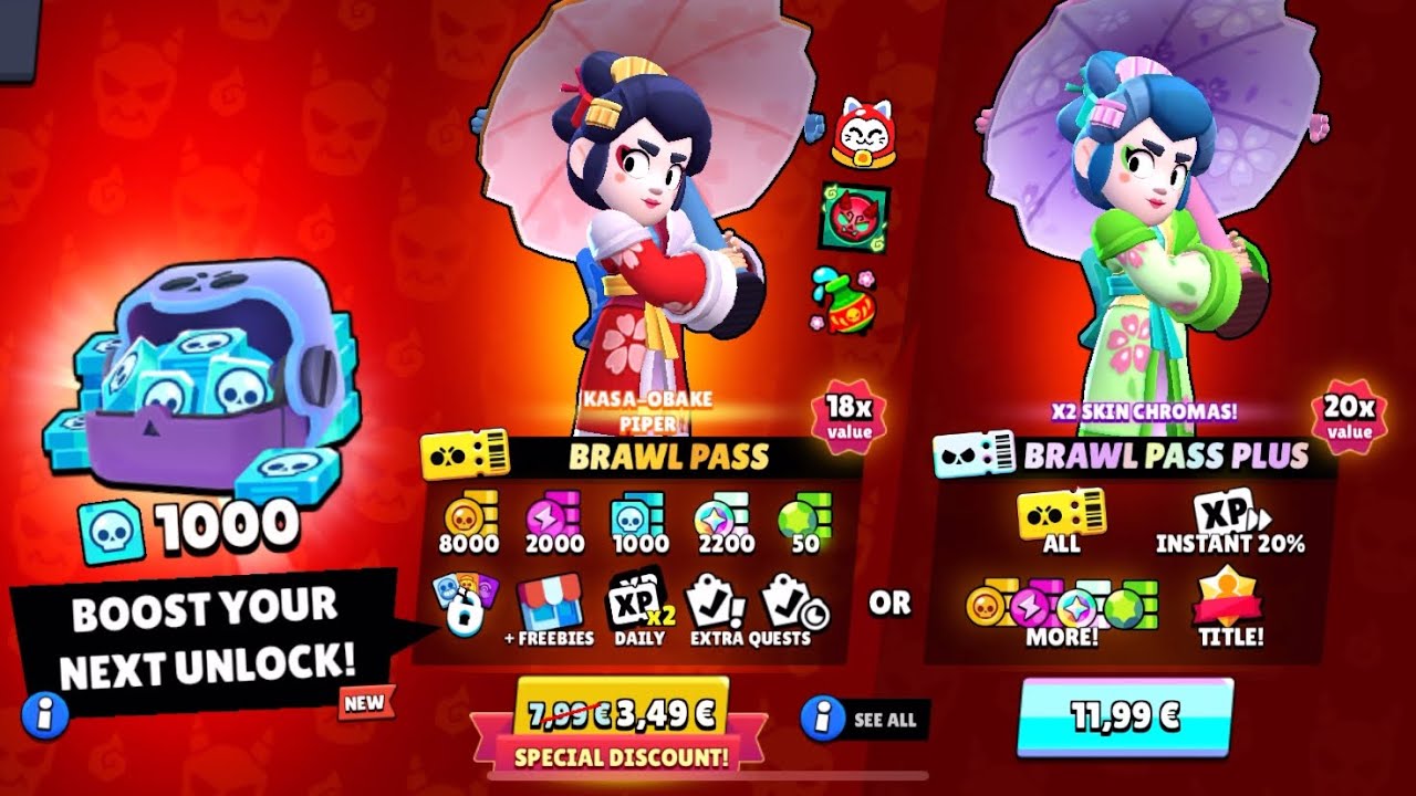 Brawl Pass and Brawl Pass Plus Opening 😍🔥 (Season 38) - YouTube
