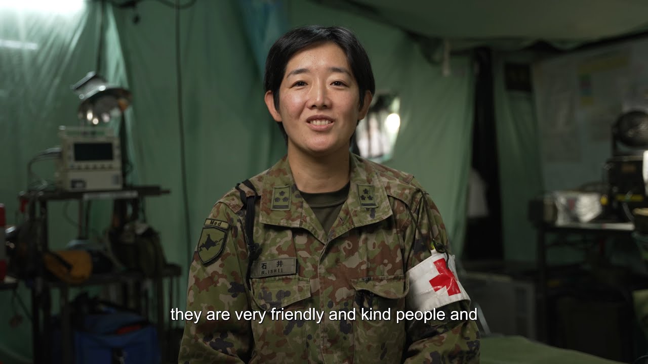 Exercise Resolute Dragon 22 Capt. Rina Ishii JGSDF Northern Army Interview - YouTube