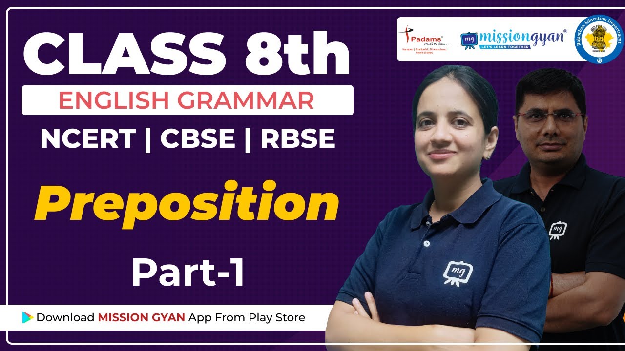 English Grammar Preposition | Class 8 English Grammar Preposition ...