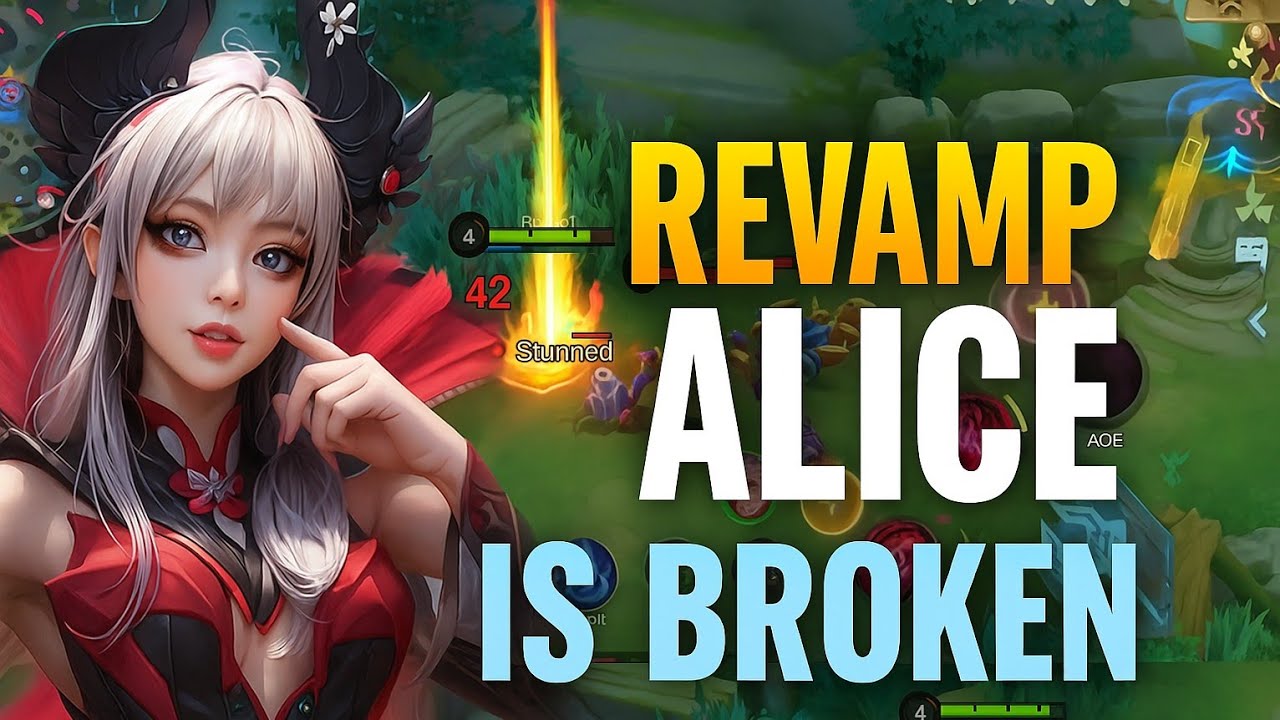 New Alice Revamp Gameplay 🩸 | Mobile Legends - YouTube