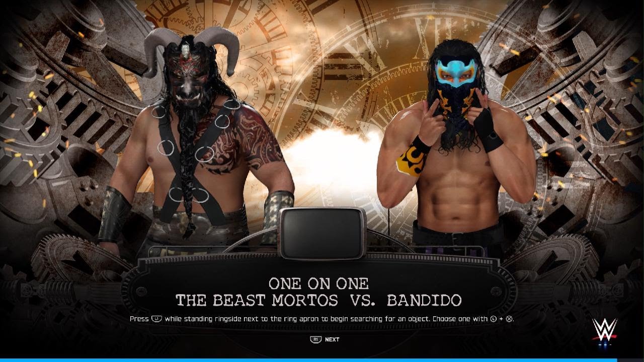 WWE 2K25 The Beast Mortos Vs. Bandido - AEW Summer Blockbuster 2025 ...