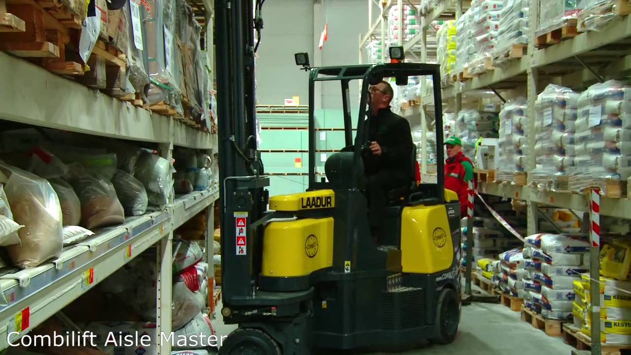 Combilift Aisle Master praktiskās apmācības - YouTube