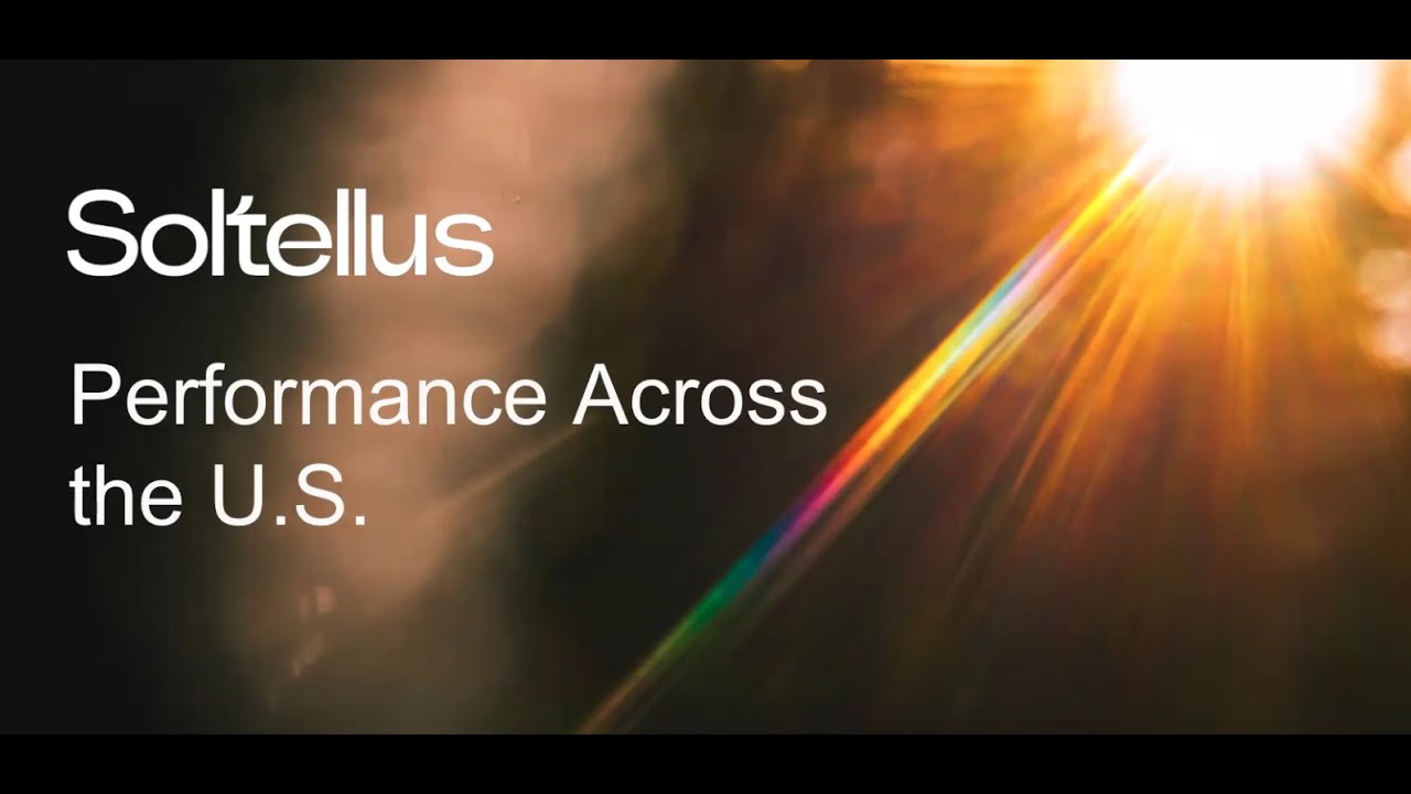 Webinar: Soltellus™ Performance Across the U.S. - YouTube