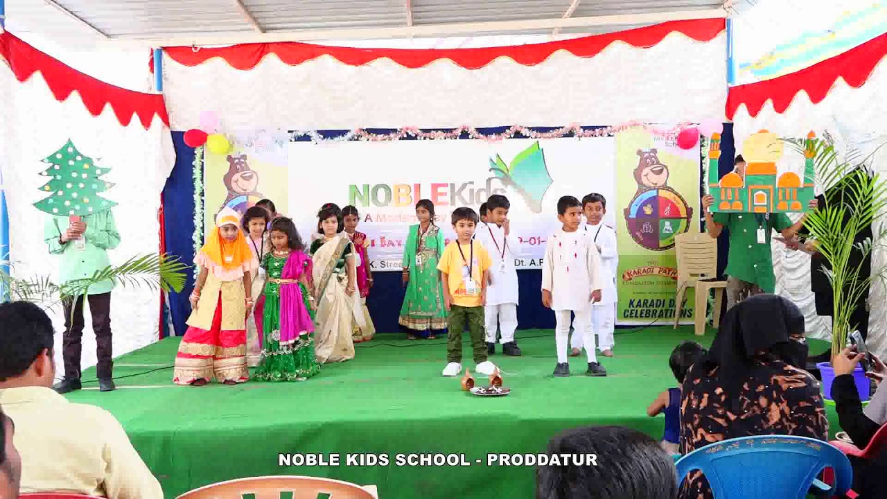 Rhyme Eid is here in KARADI DAY held on 9th Jan 2020 at Noble Kids ...