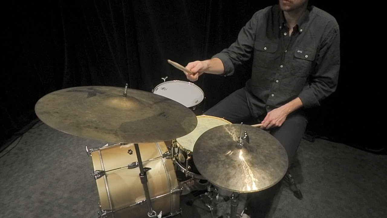 Quick demo of Used Zildjian K Custom Dry Ride 20in - YouTube