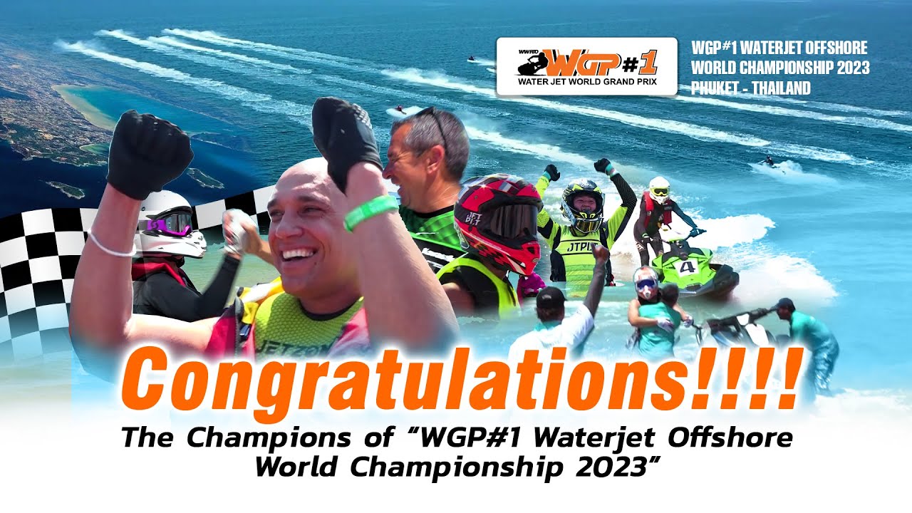 Congratulations!!!! WGP#1 Waterjet Offshore World Championship 2023 - YouTube