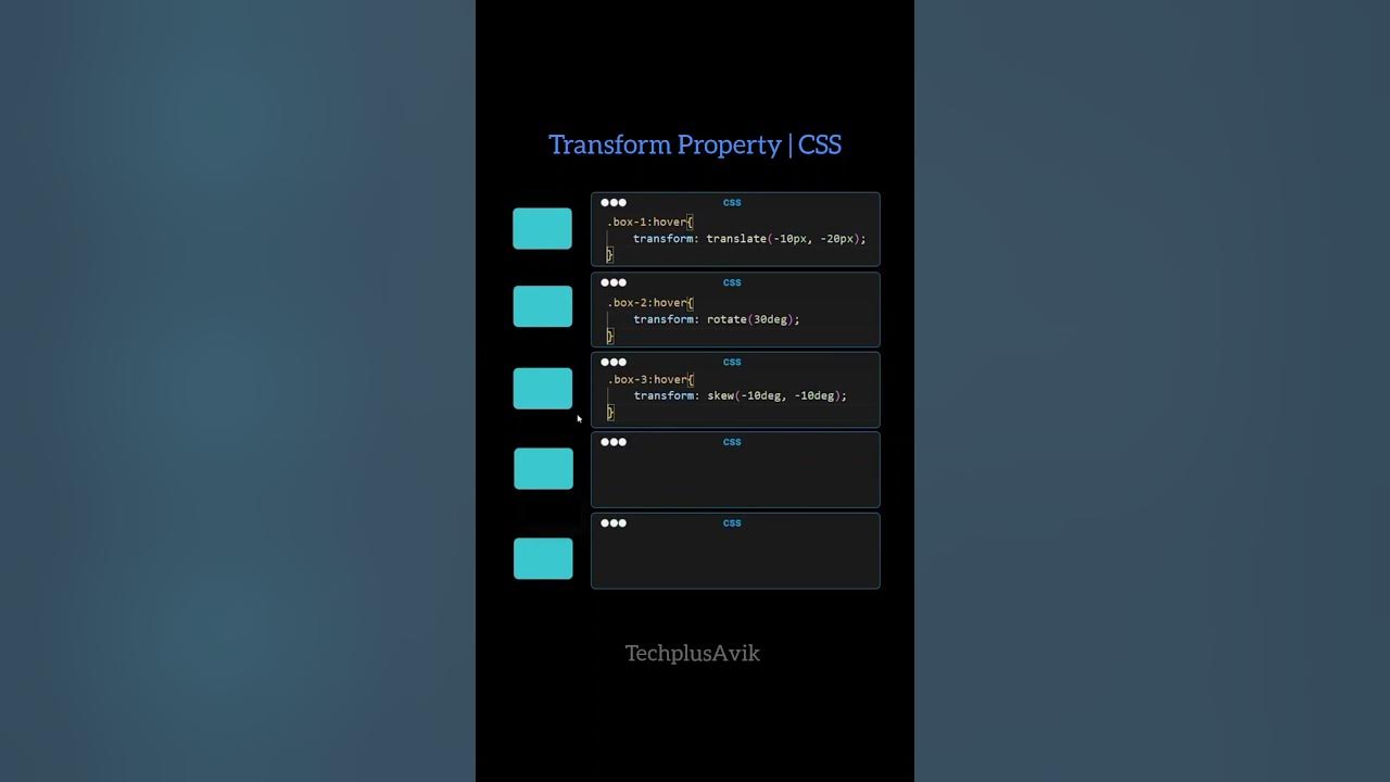 Mastering CSS Transform Property | Hover Effects & Animations - YouTube