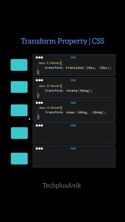 Mastering CSS Transform Property | Hover Effects & Animations - YouTube