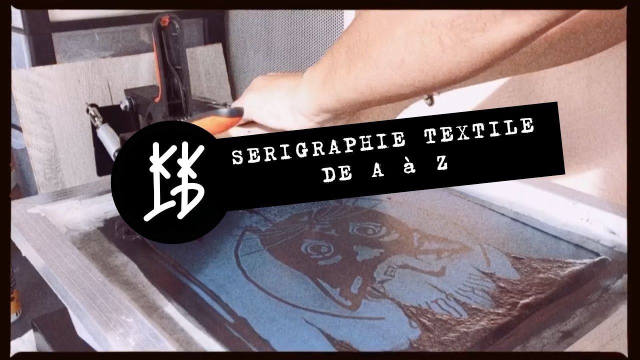 Tuto serigraphie de A à Z - YouTube
