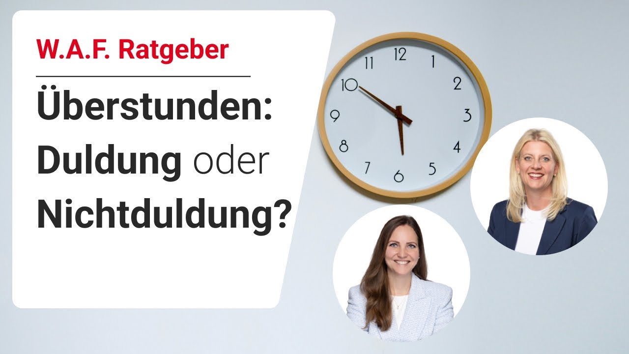 Duldung von Überstunden – was darf der Arbeitgeber? | Betriebsrat Video ...