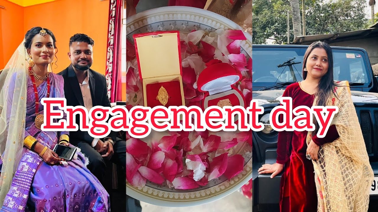 engagement day//bia date fix🥰 #engagement #vlog #makeup # ...