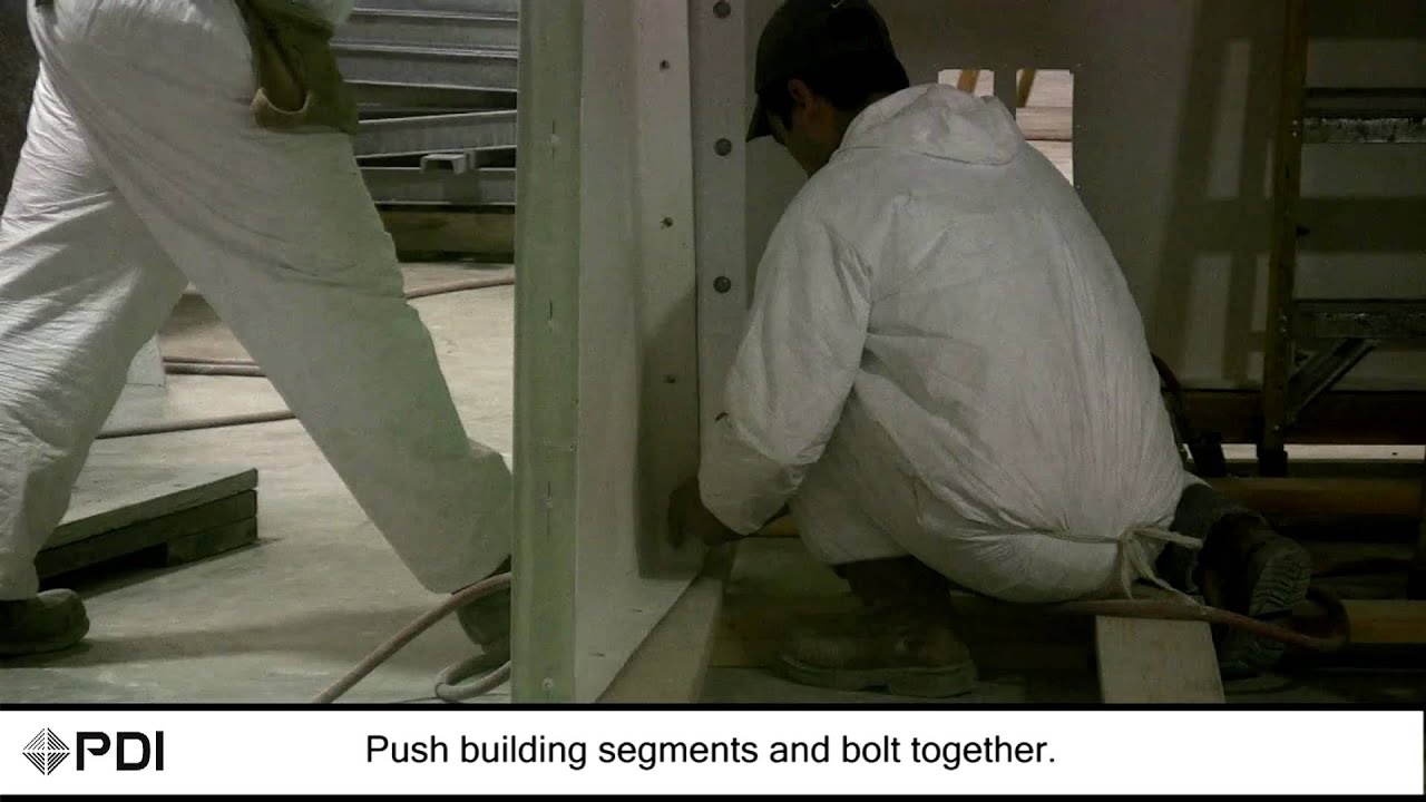 Caulking for Building Segments - YouTube