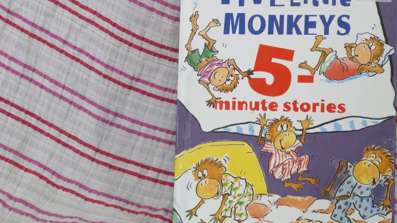 FIVE LITTLE MONKEYS JUMPING ON THE BED! - Read Aloud Bedtime Story ...