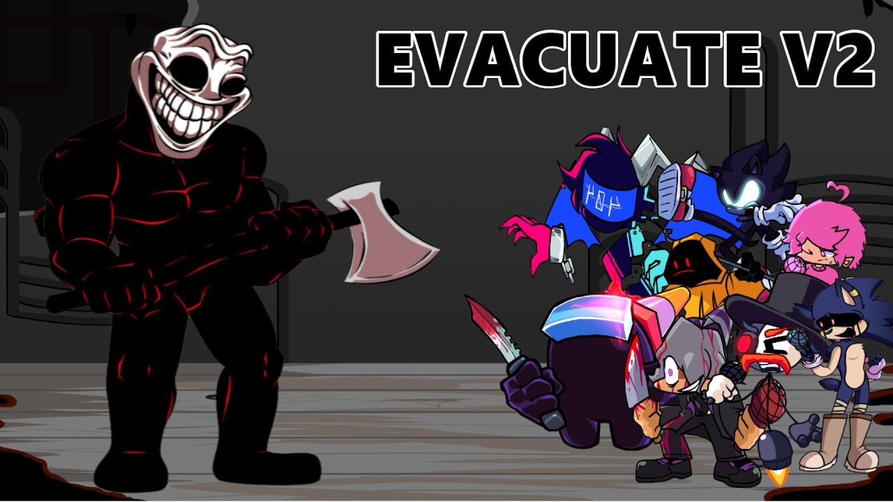 Evacuate V2 But every turn a Different Character Sings it (FNF Evacuate ...