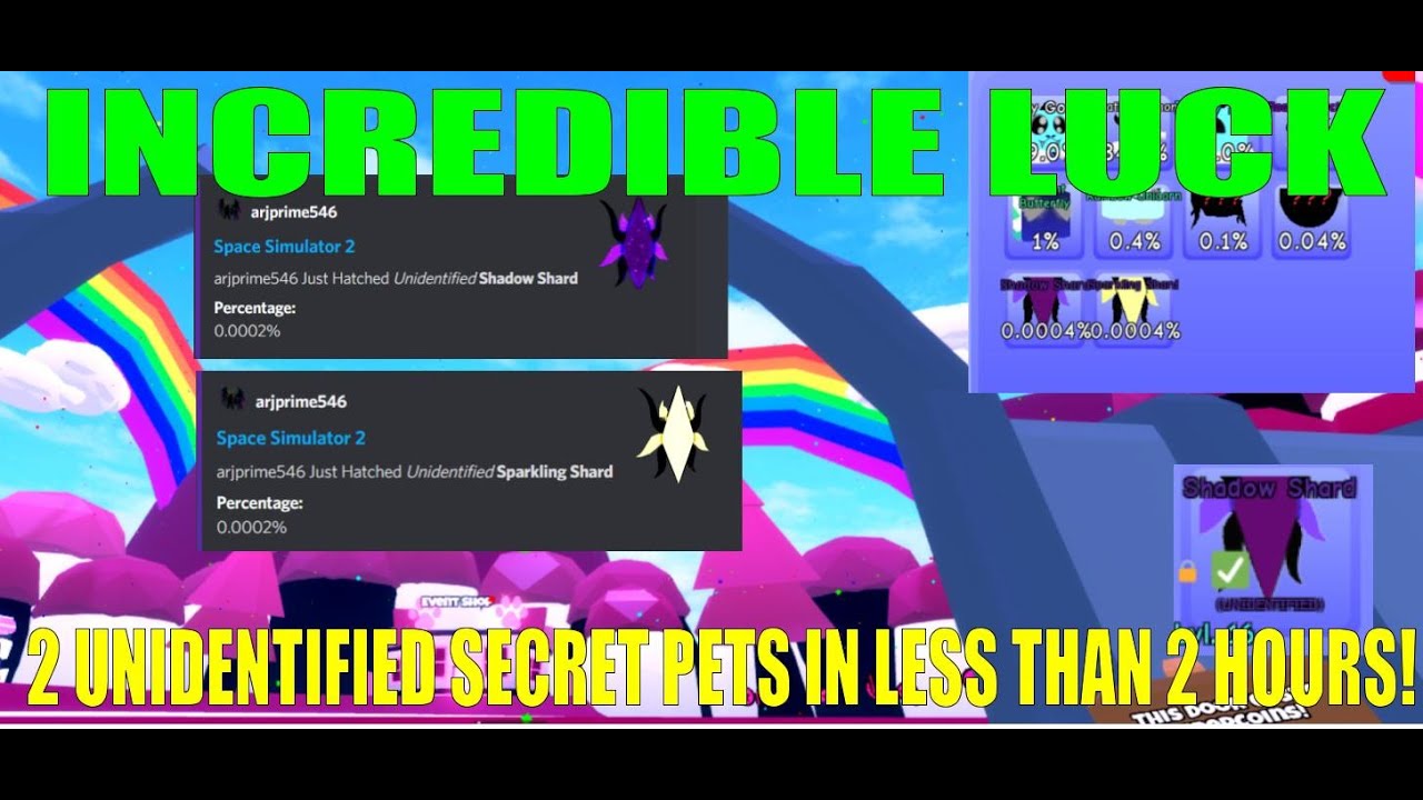 I HATCHED *2 UNIDENTIFIED SECRETS* WITHIN THE SPACE OF 2 HOURS IN SPACE ...