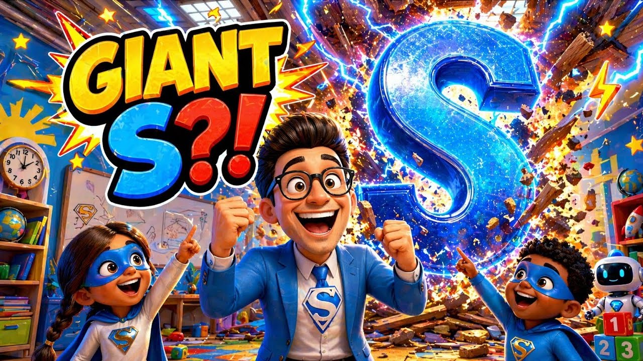 Learn Letter S with SUPER HEROES! 🦸‍♂️ ABC Adventure for Kids - YouTube
