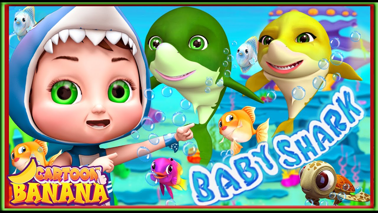 Baby Shark Fast | Rhymes for Kids Banana Cartoon - Sing Along #17 - YouTube