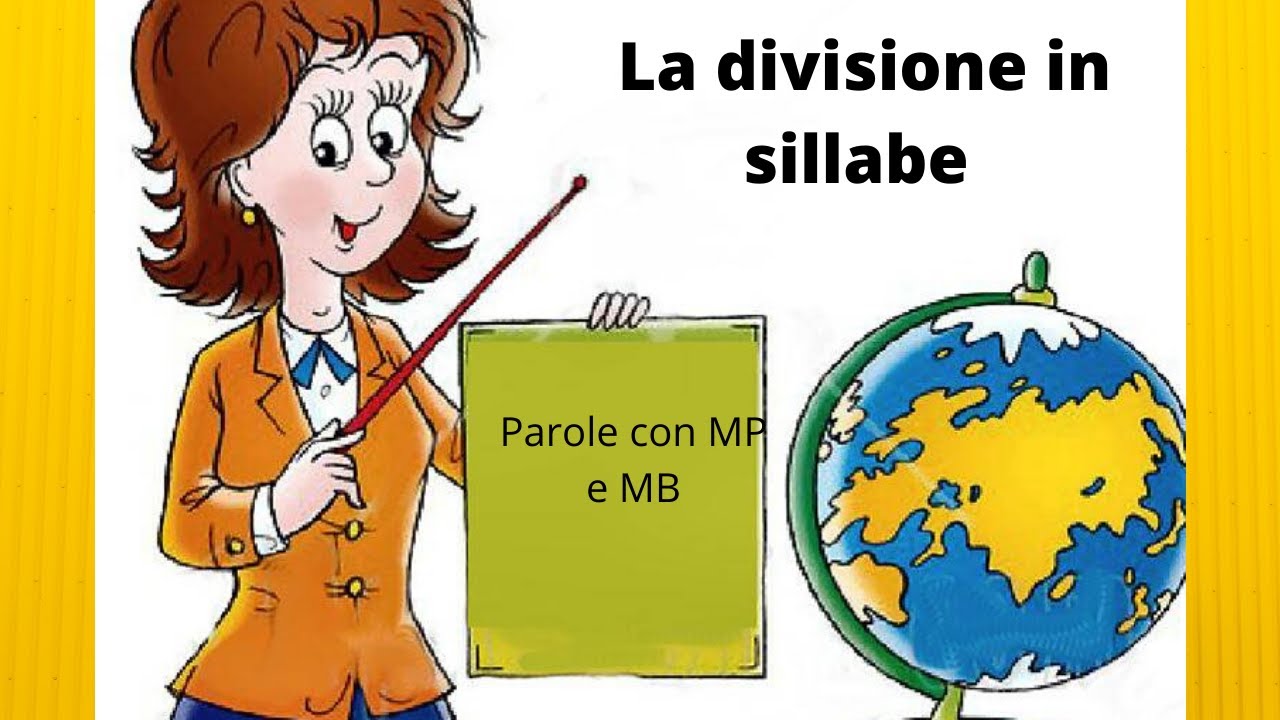 Divisione in sillabe delle parole con MP MB - YouTube