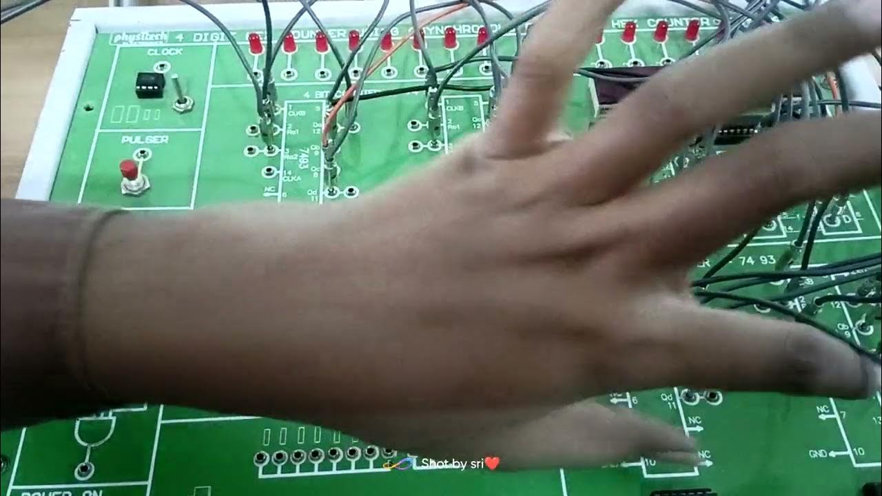 4 Digit Hex Counter Using Asynchronous One Digit Hex Counter - YouTube