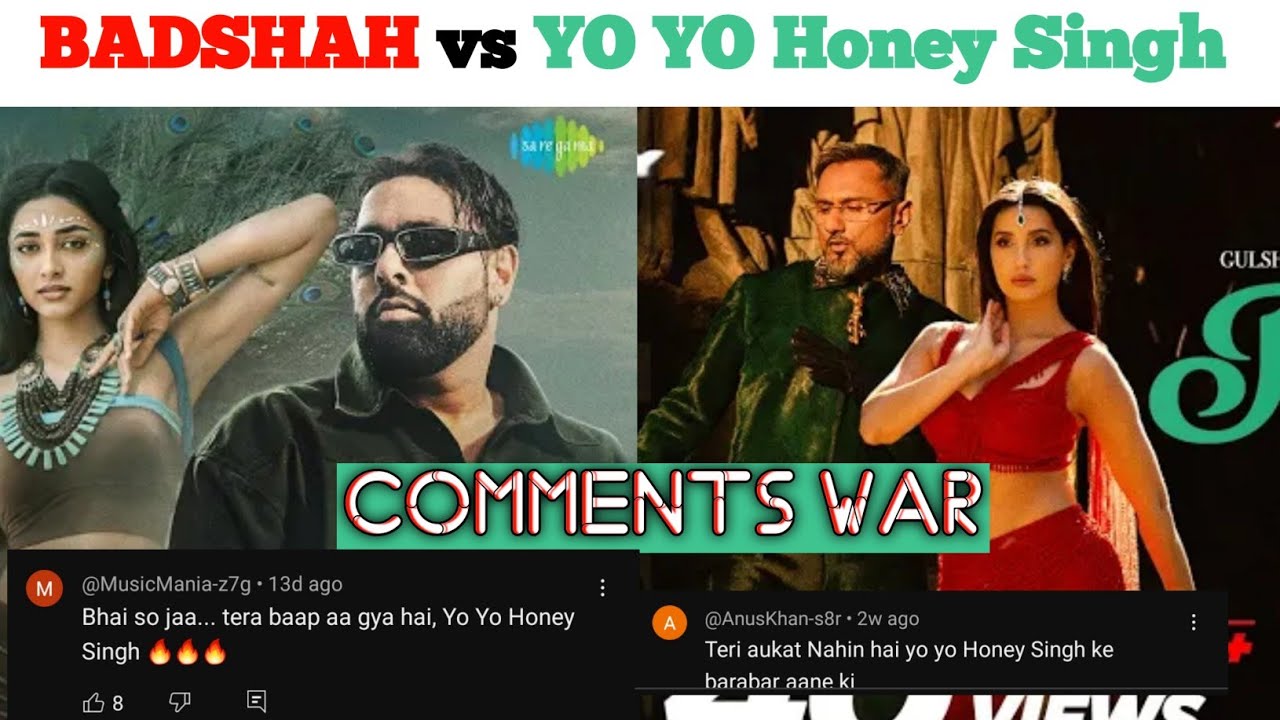 Yo Yo Honey Singh vs Badshah Fans Comments Fight /November 29, 2024 ...