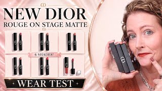 NOWE pomadki Dior Rouge On Stage Matte | Kupiłam 6 odcieni + test trwałości!