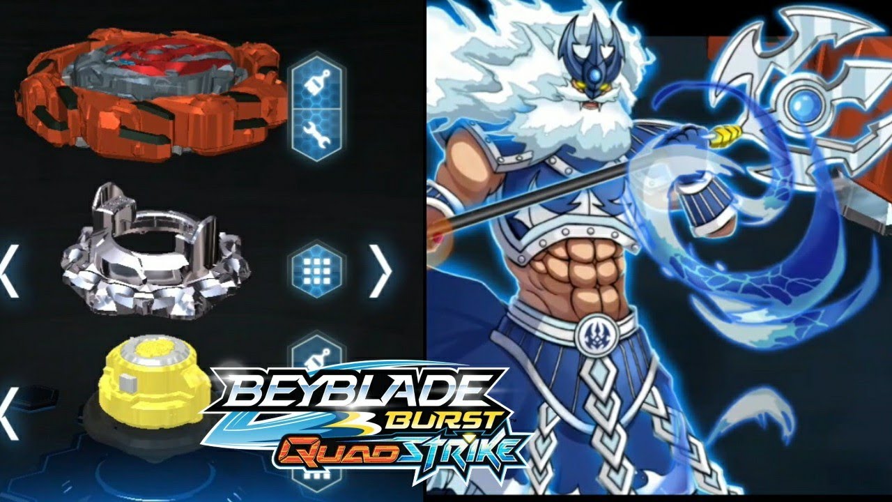 CHAIN POSEIDON P8 GAMEPLAY BEYBLADE BURST QUADSTRIKE APP - YouTube