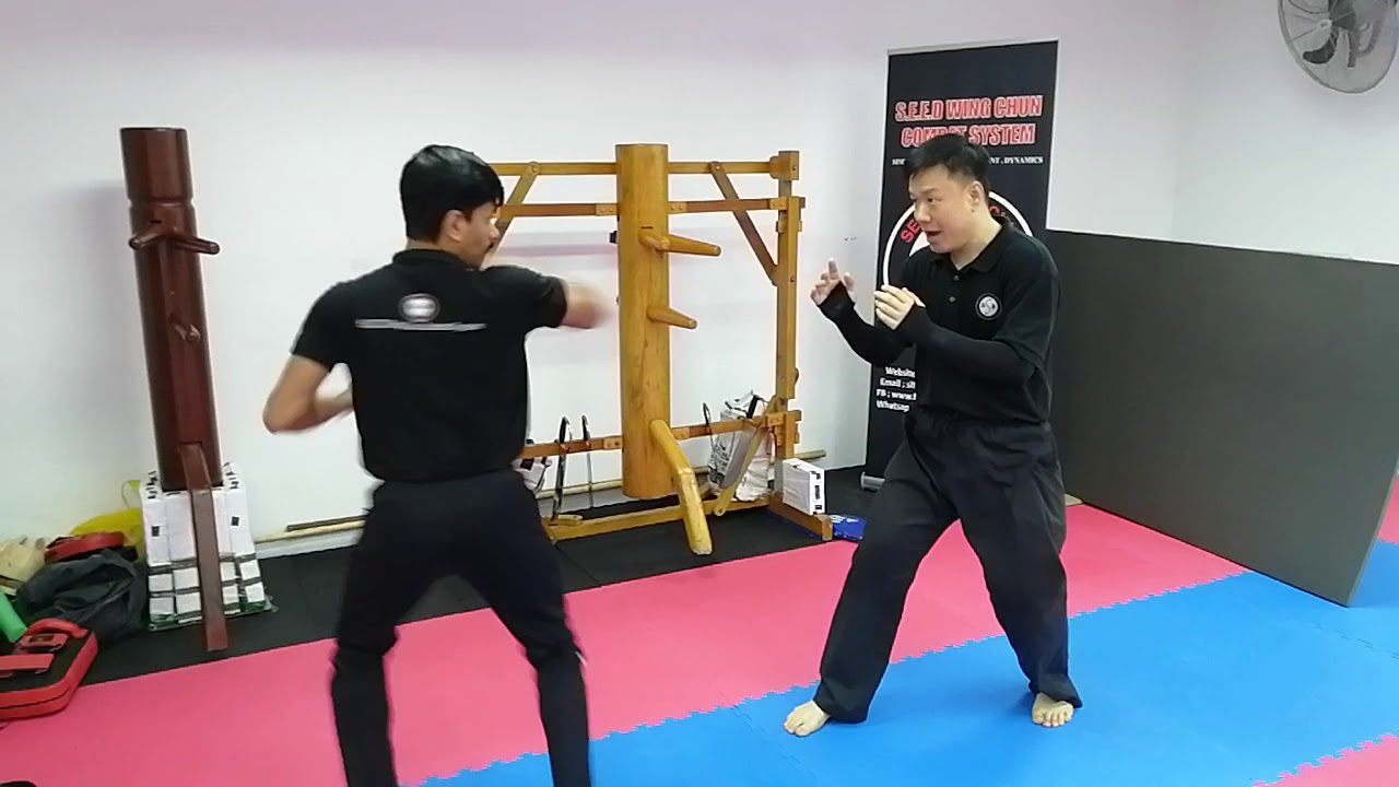 How to handle a spin kick using wing chun? - YouTube