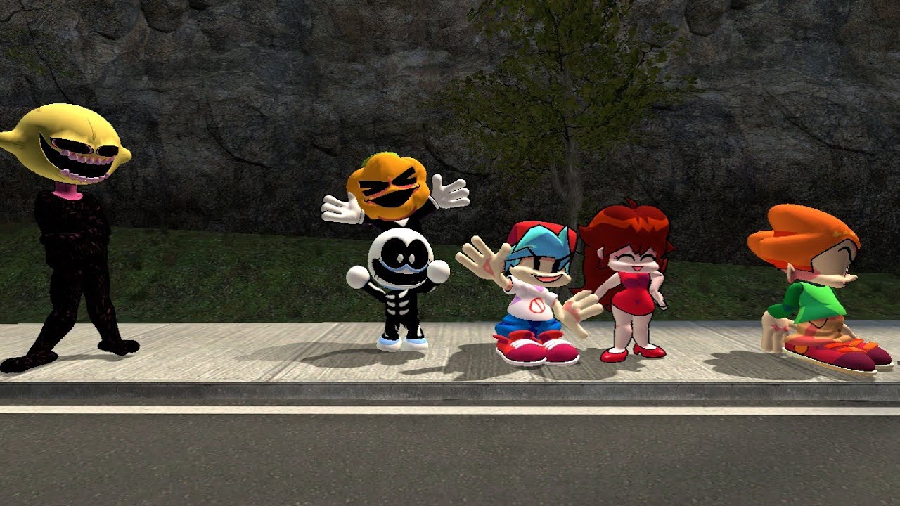 FNF GMOD | Skid And Pump Get Captured Part 2! - YouTube